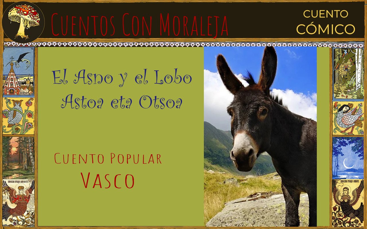 Cuento Vasco, El asno y el lobo - Conmoraleja